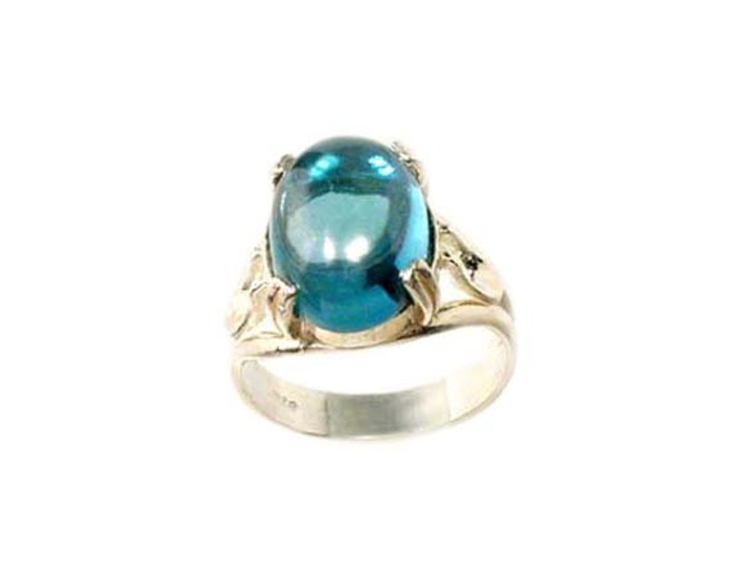 Gorgeous Topaz Ring Medieval Saxon Travel Amulet 18th Century Gem ...