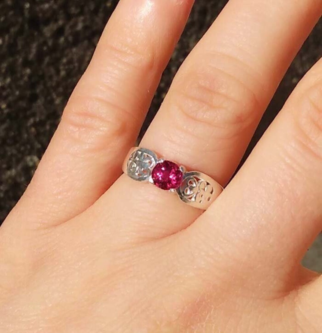 Vibrant Red Spinel Ring Ancient World Balas Ruby 19th - Etsy