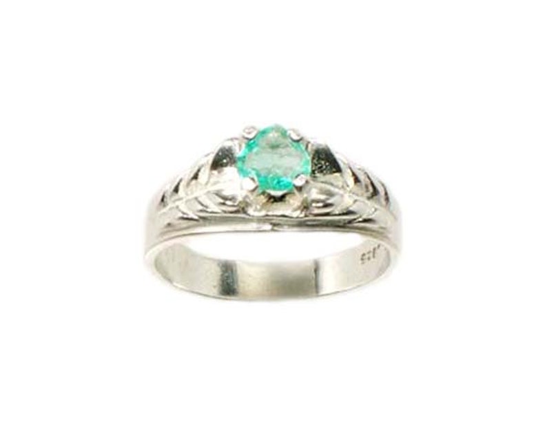 Emerald Ring Queen of Egypt Cleopatra Gem 19th Century Antique Gemstone ...