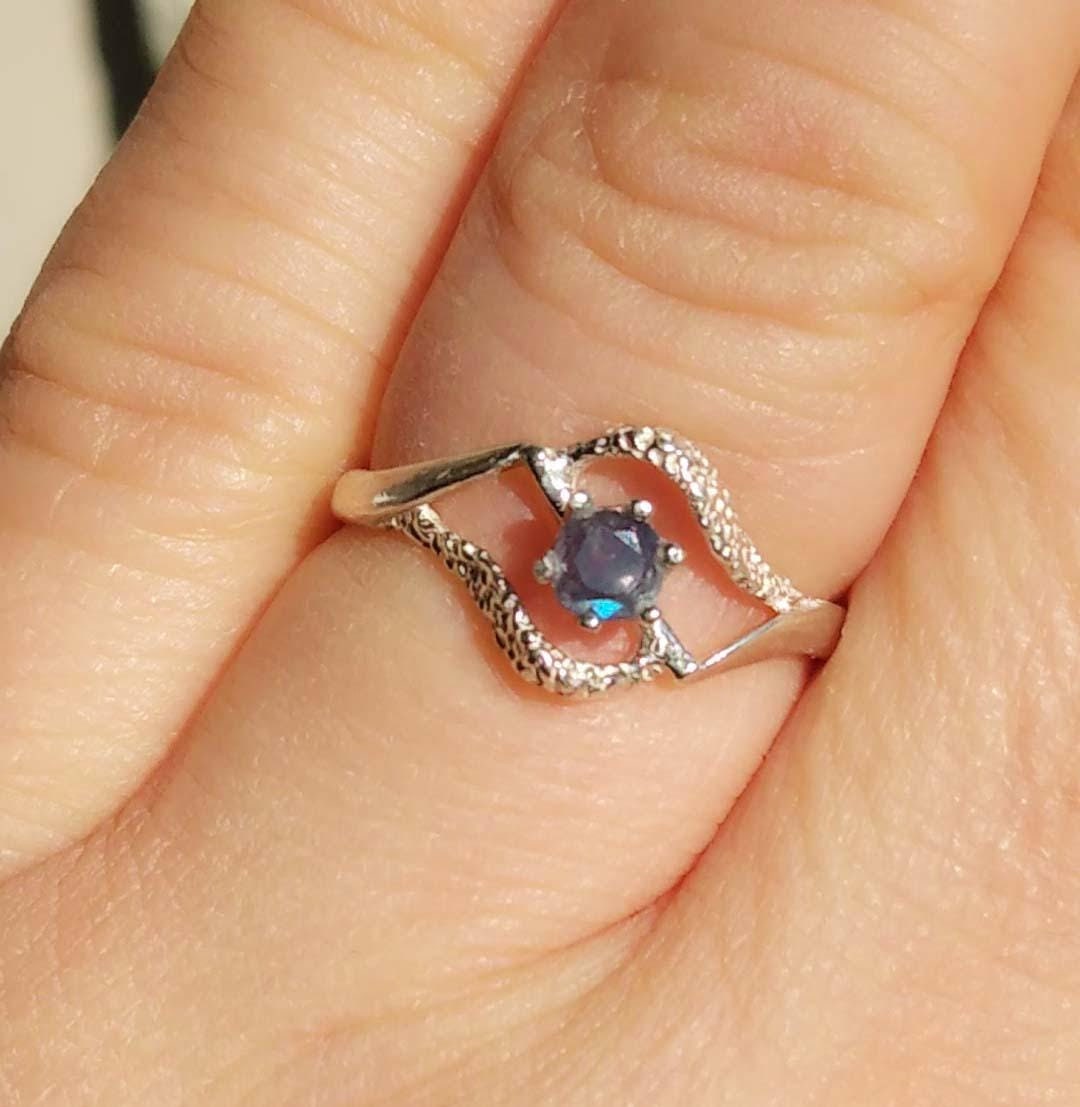 Genuine Alexandrite Ring, Siberia Alexandrite Gemstone, 19th Century ...