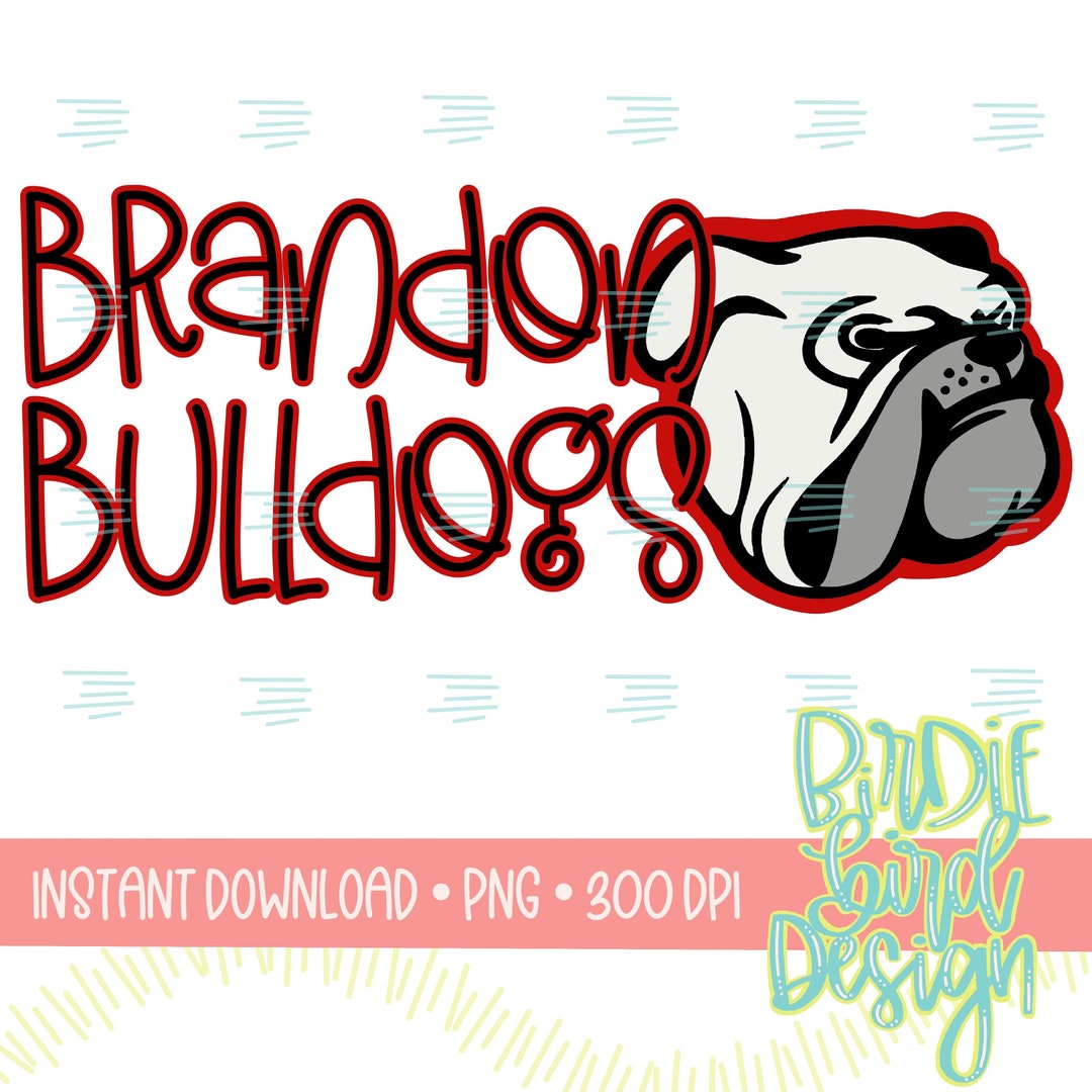 Brandon Bulldogs Sublimation PNG Digital Download PRINTABLE DESIGN - Etsy