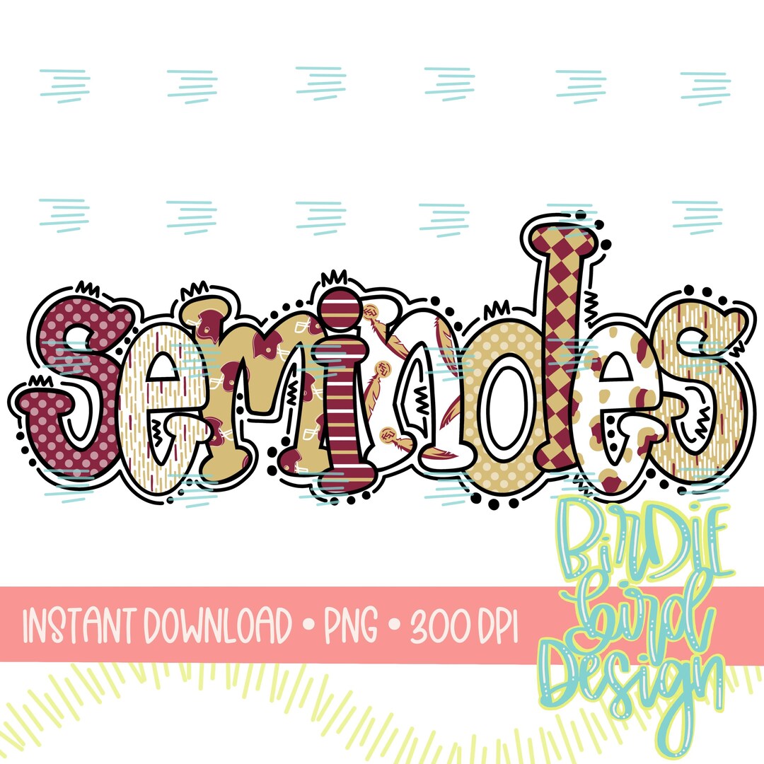 Seminoles Custom PNG Digital Download PRINTABLE DESIGN - Etsy