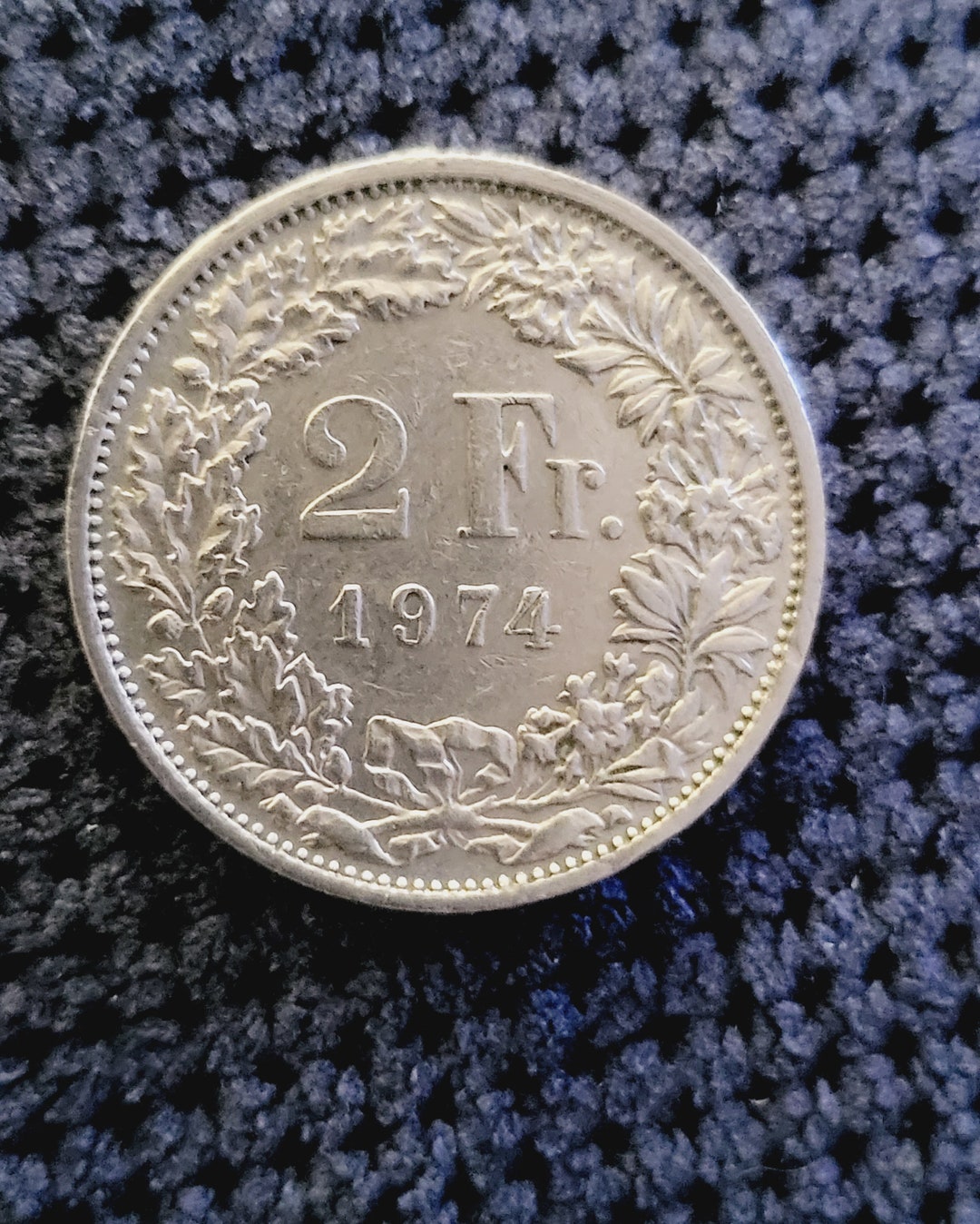 1974. 2 Francs From France. Uncirculated. Rare - Etsy