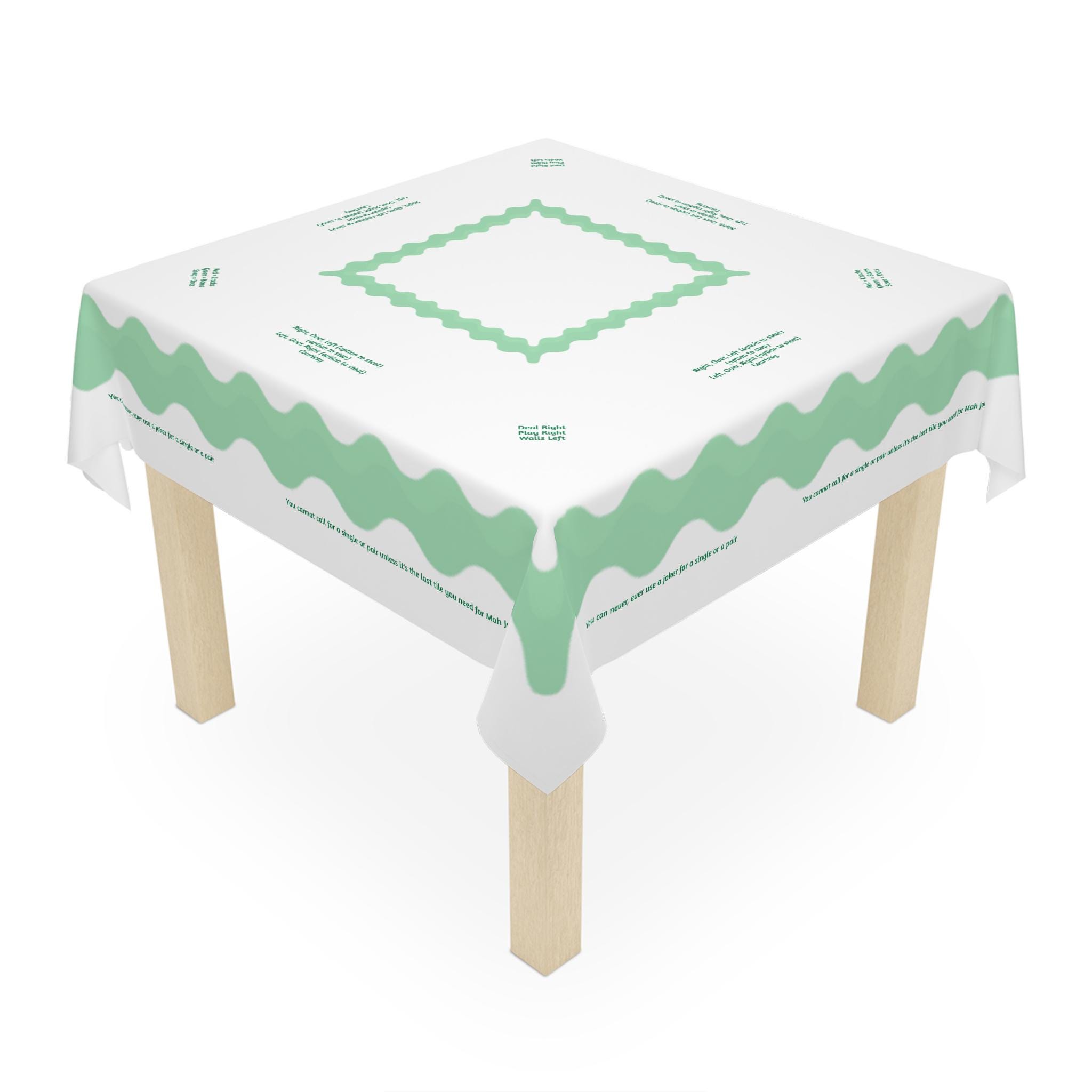 Mah Jongg Rules and Reminders Tablecloth With Basic Instructions - Etsy