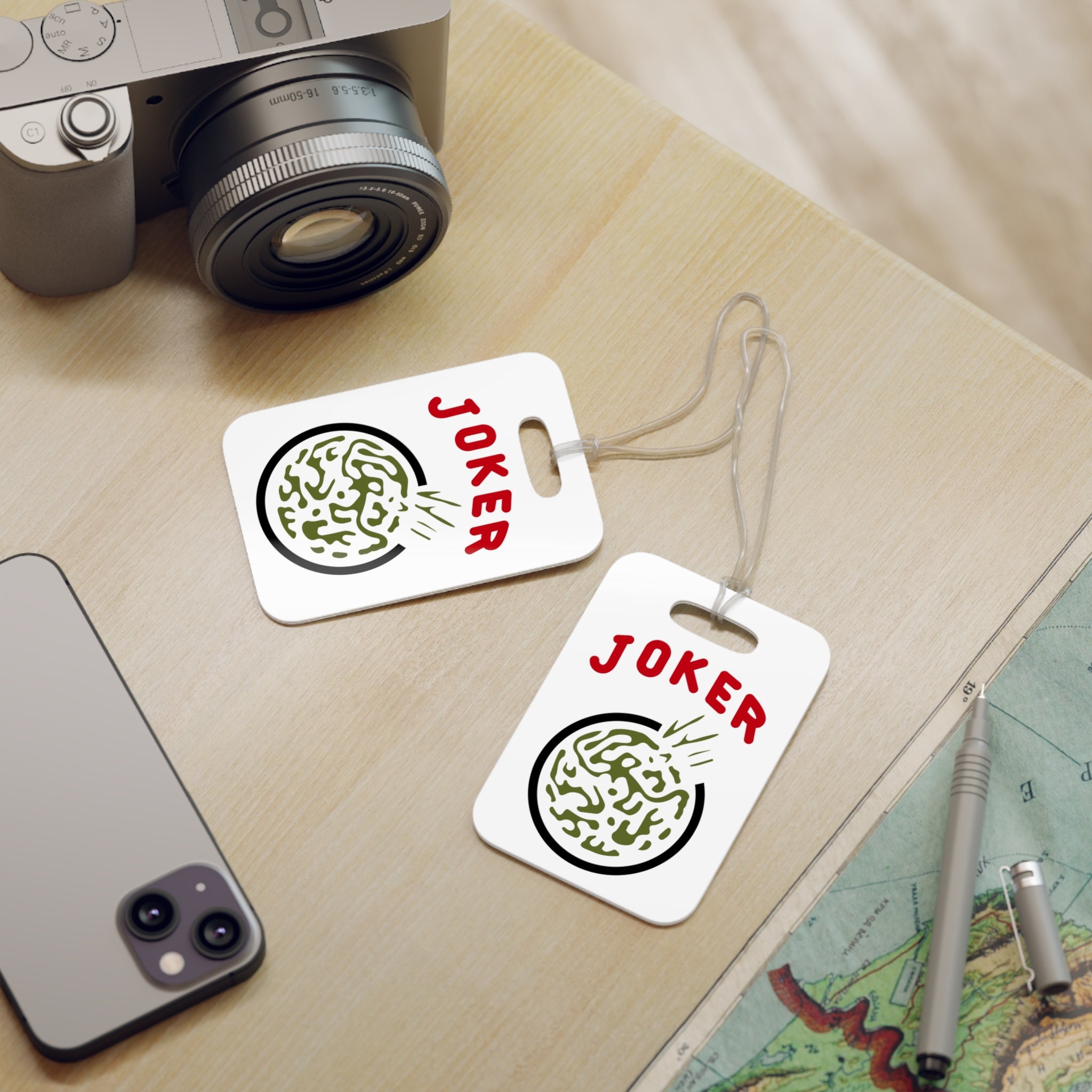 Mah Jongg Joker Luggage Tag - Etsy