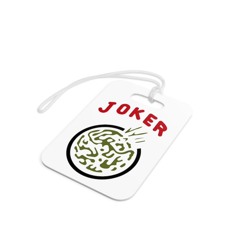 Mah Jongg Joker Luggage Tag - Etsy