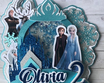 Printable Frozen Cake Topper Frozen Birthday Party Cake - Etsy