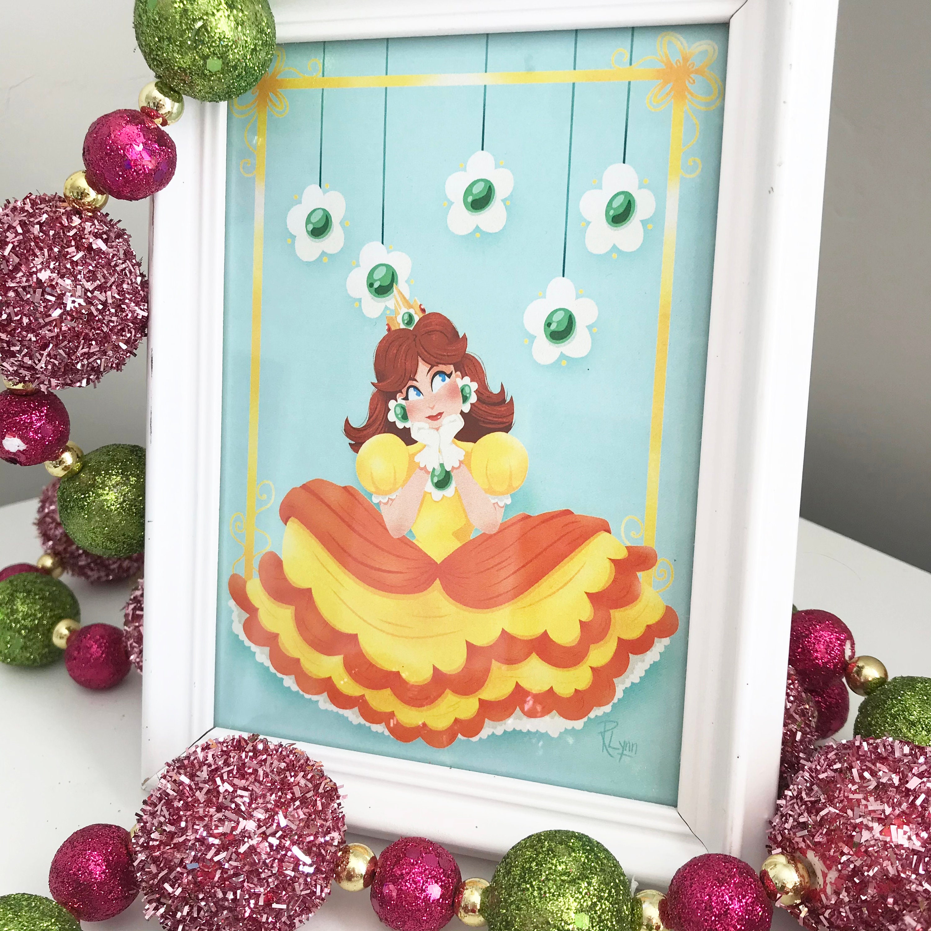 The Adorable Princess Daisy Art Print - Etsy Hong Kong