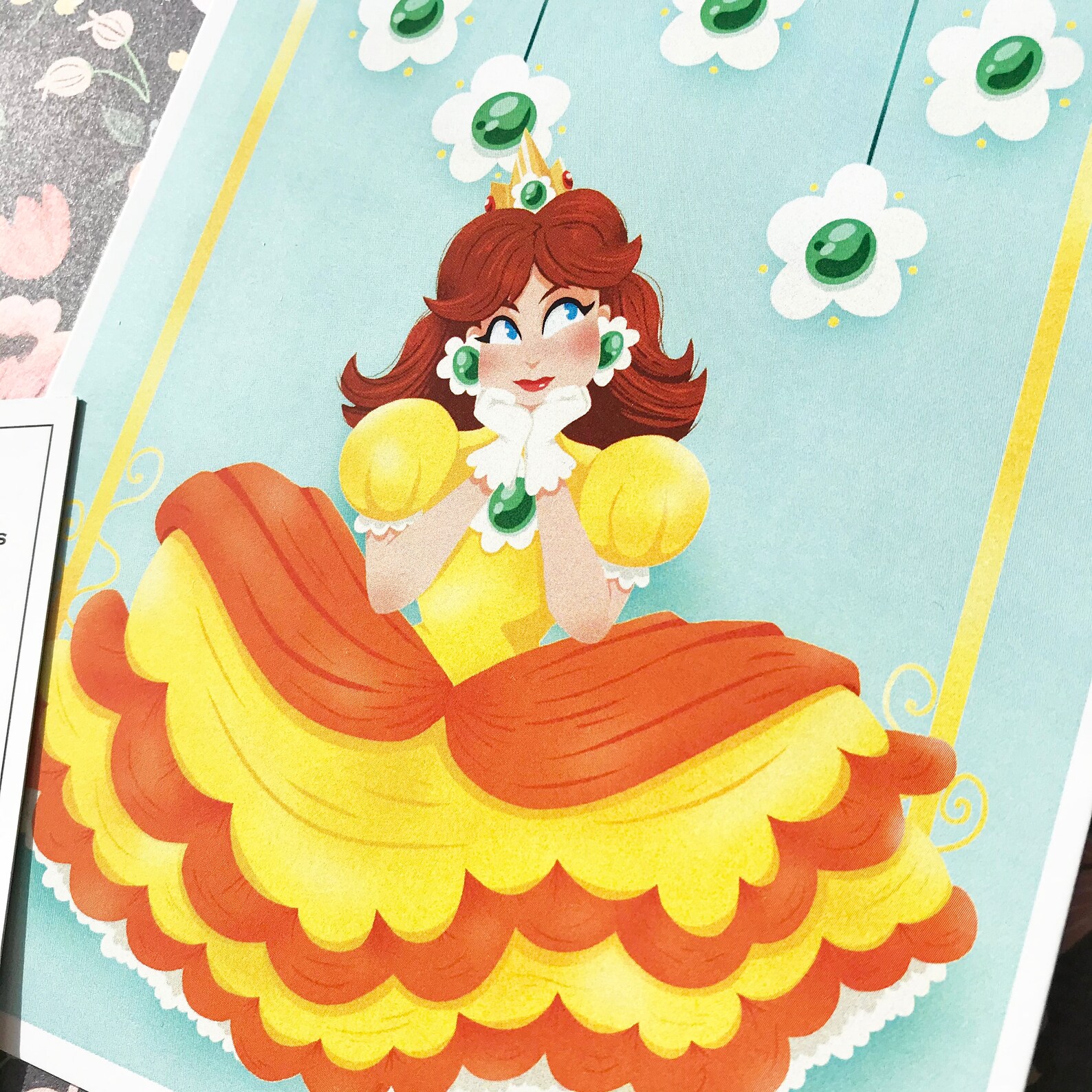 The Adorable Princess Daisy Art Print - Etsy Hong Kong