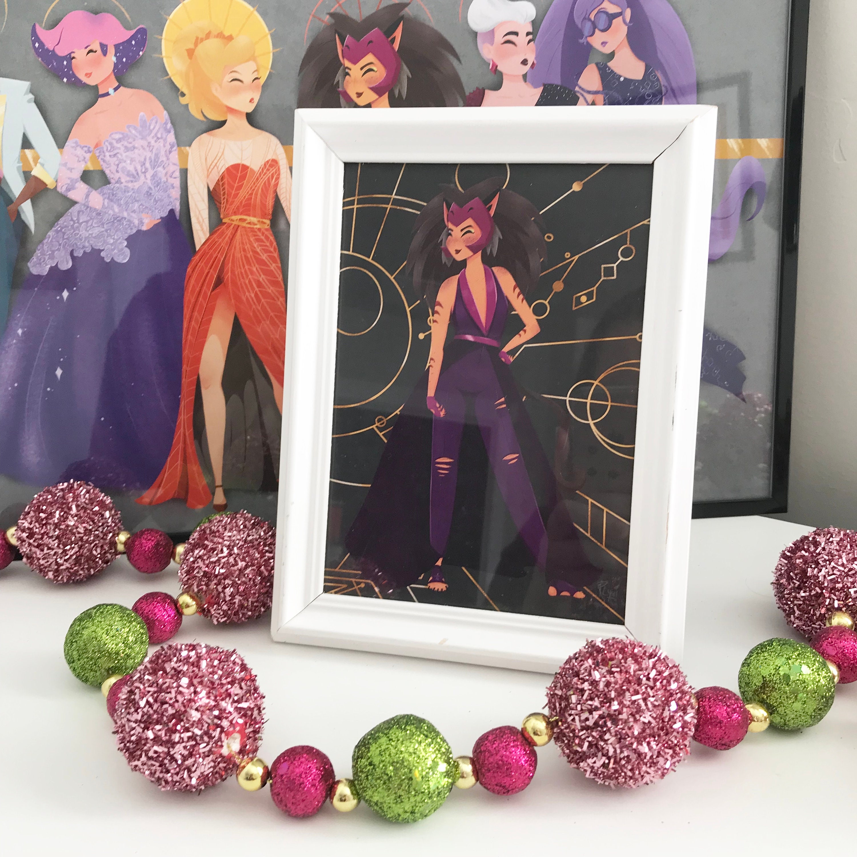 She-ra Inspired Catra Redesigned as a Fashionista Art Print - Etsy