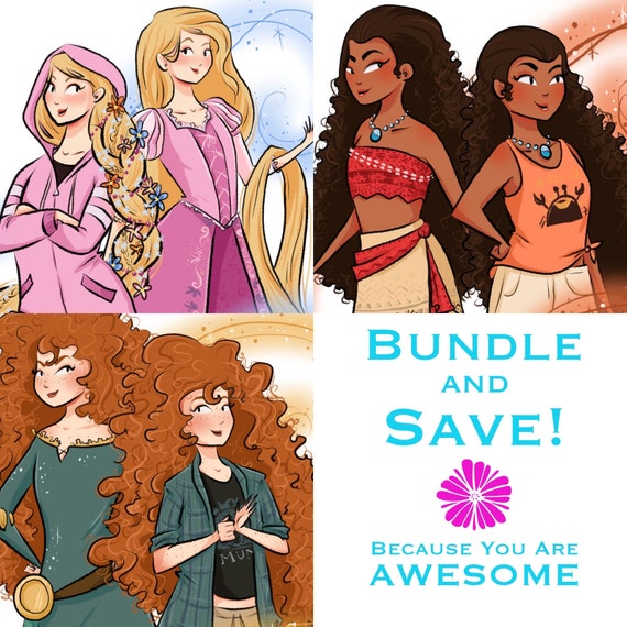 Modern Disney Princess Art