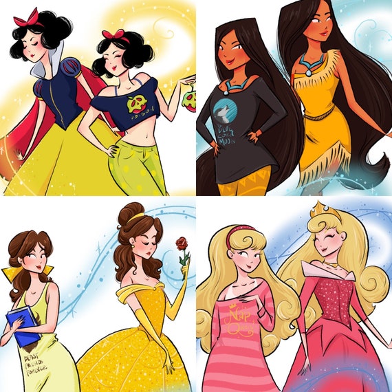 Disney Princesses Modern