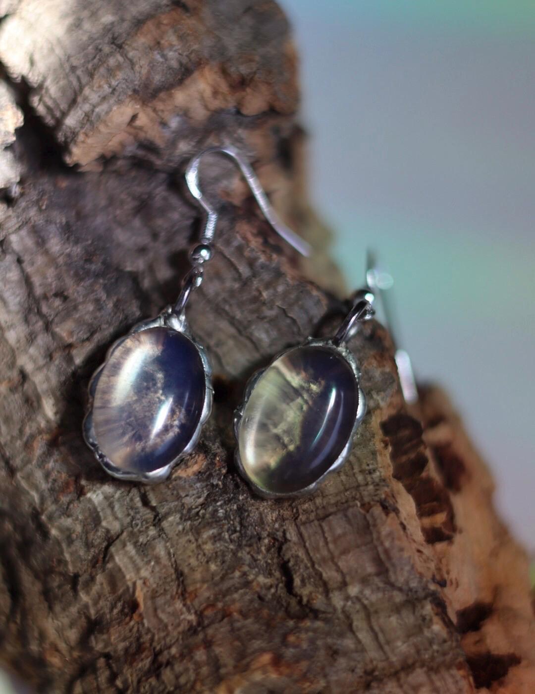 Handmade Teardrop Dangle Earrings: Dew Drop Earrings | Minimalist ...