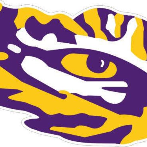 Lsu Tiger Eye Embroidery - Etsy