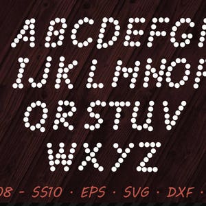Rhinestone Small Name Tag Font SVG EPS DXF Ai - Digital Template ...