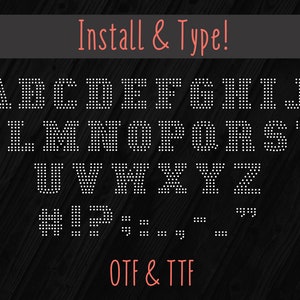 Rhinestone Sports Jersey Typeable Font OTF TTF Digital - Etsy