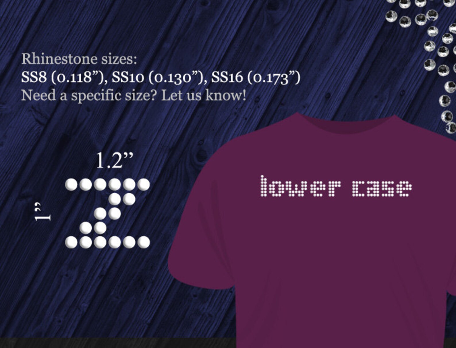 Rhinestone Lowercase Pixel Font DXF SVG EPS Ai Digital Template Vector ...