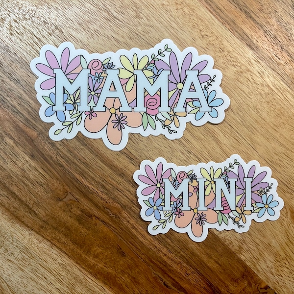 Mama Stickers - Etsy