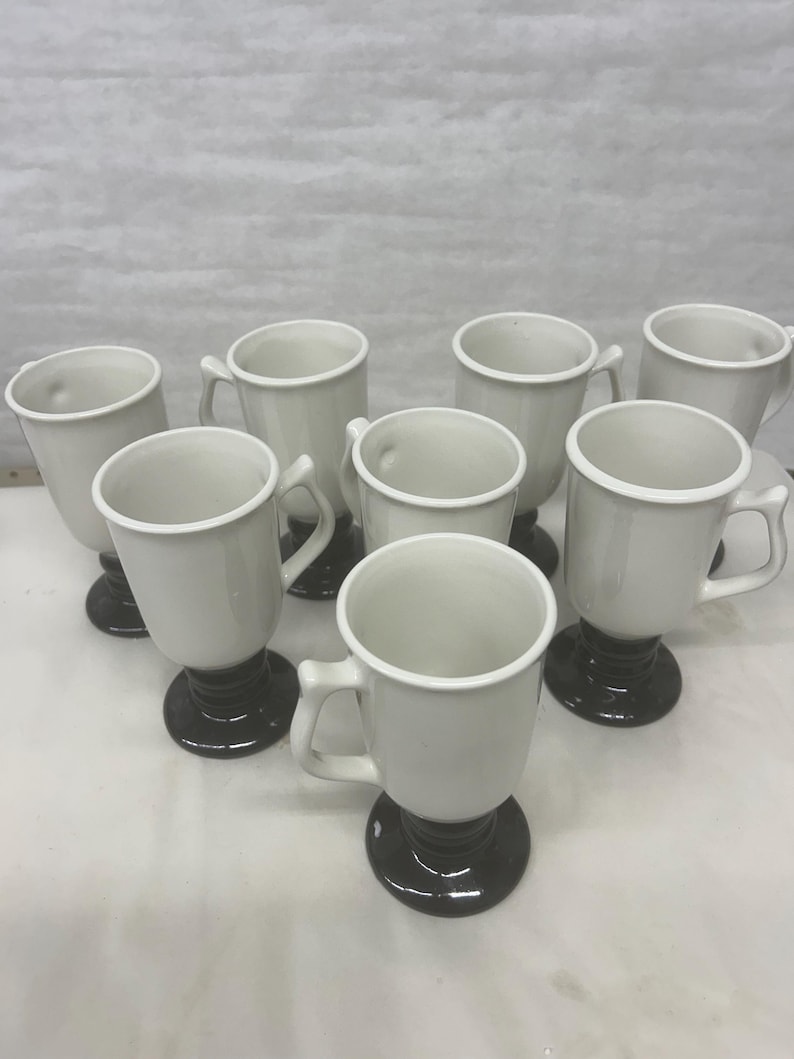 Set of 8 1970s Irish Coffee Mugs by Hull | Made in the USA | Marked ...
