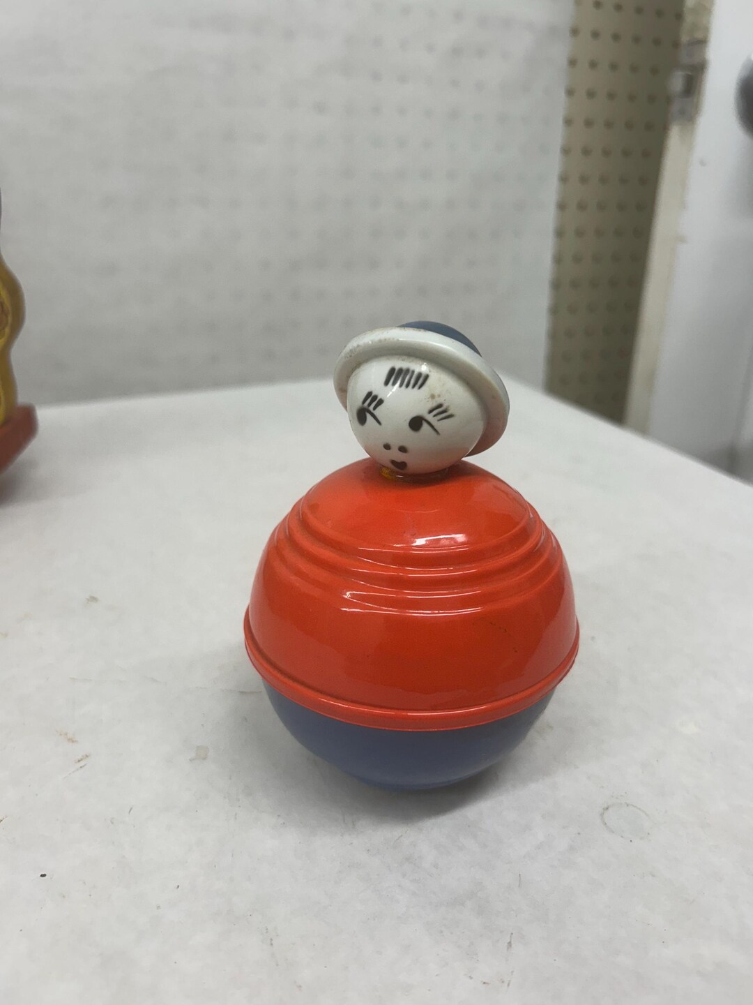 1940's Roly Poly Baby Rattle Crib Toy - Etsy