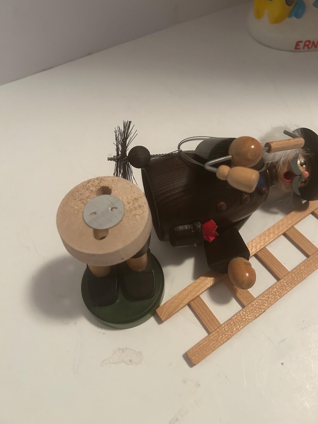 Vtg Erzgebirge Chimney Sweep Incense Smoker in Top Hat Christmas East ...