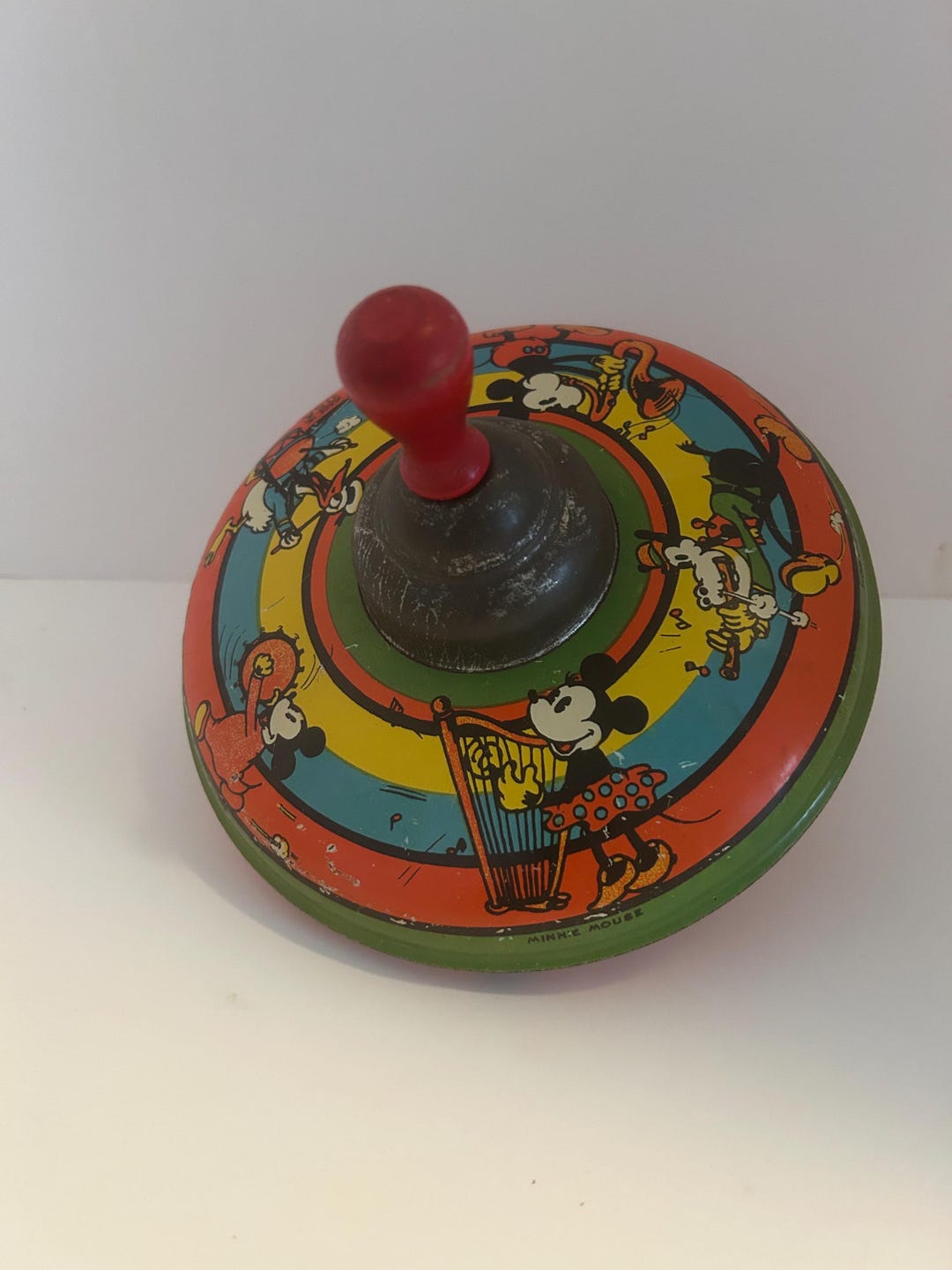 Mickey Mouse Spinning Top 1930's Walt Disney Enterprises, Made in USA ...