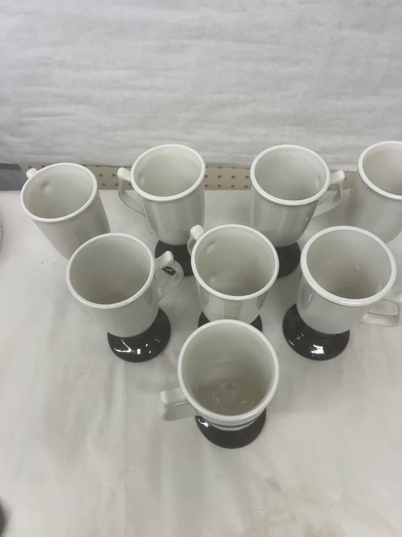 Set of 8 1970s Irish Coffee Mugs by Hull | Made in the USA | Marked ...