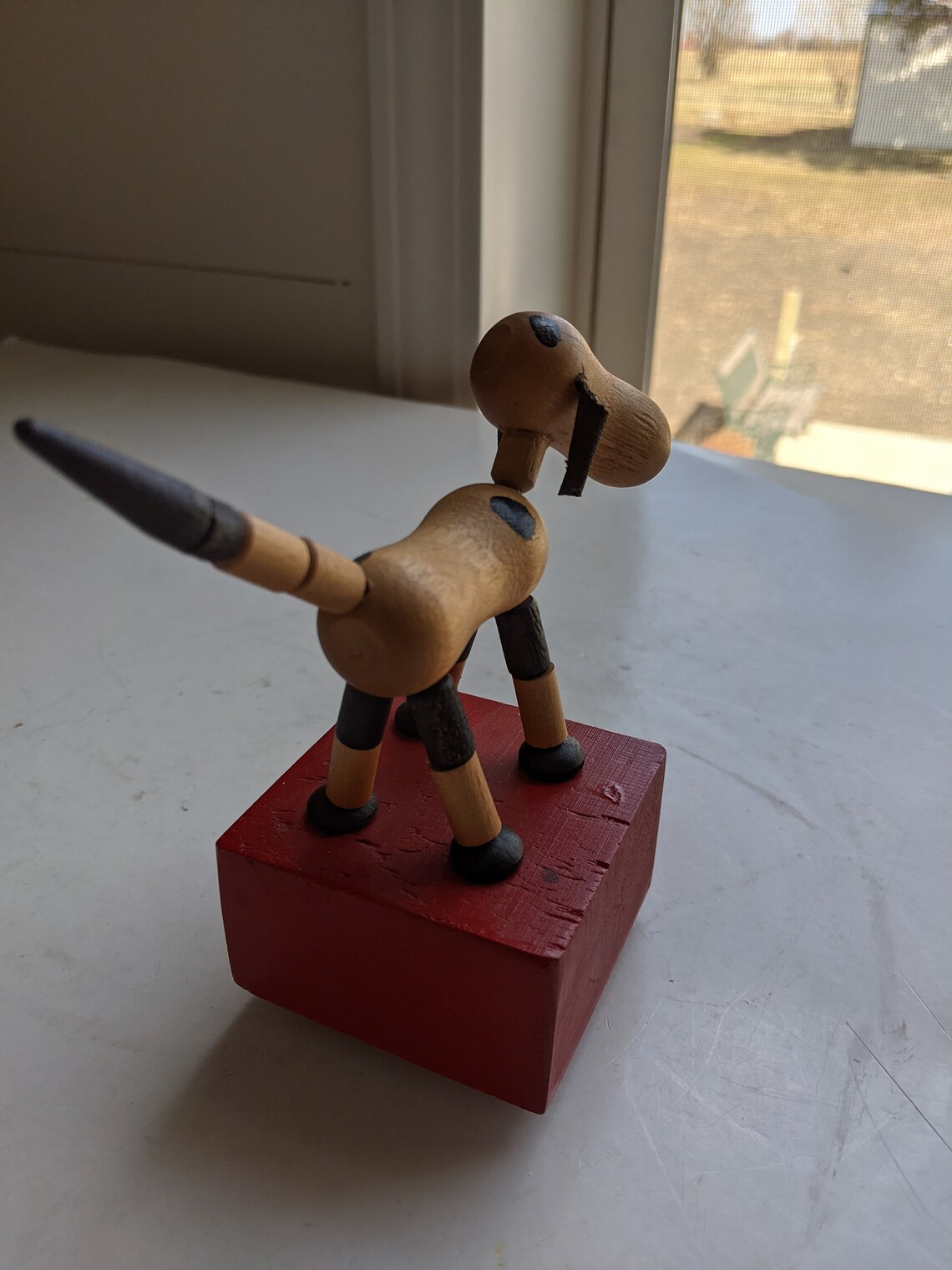 Trix Puppy Push Button Puppet Toy 1940s | Etsy