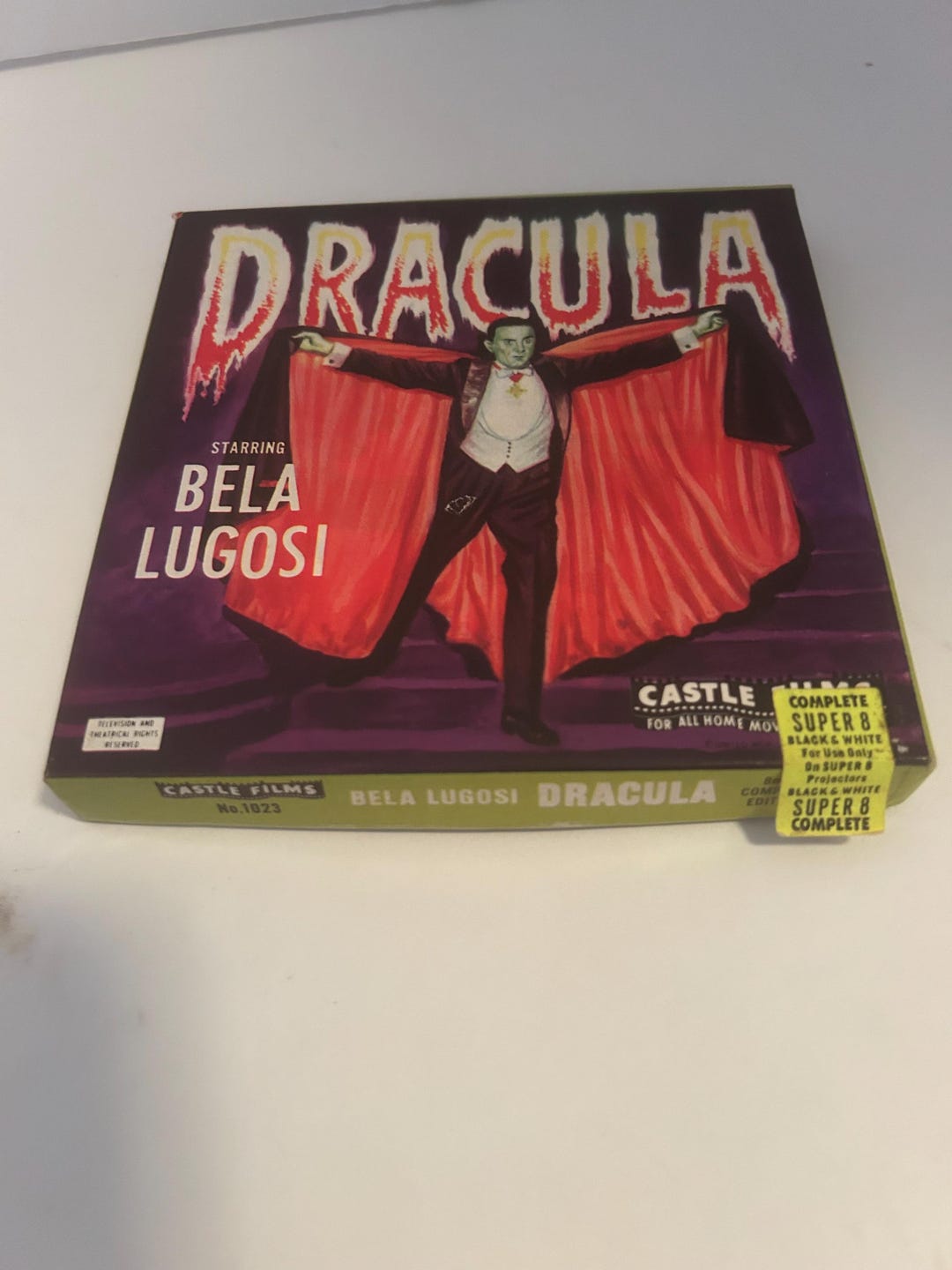 Dracula Super 8 Movie Bella Lugosi 60s Film in Box Castle Films - Etsy
