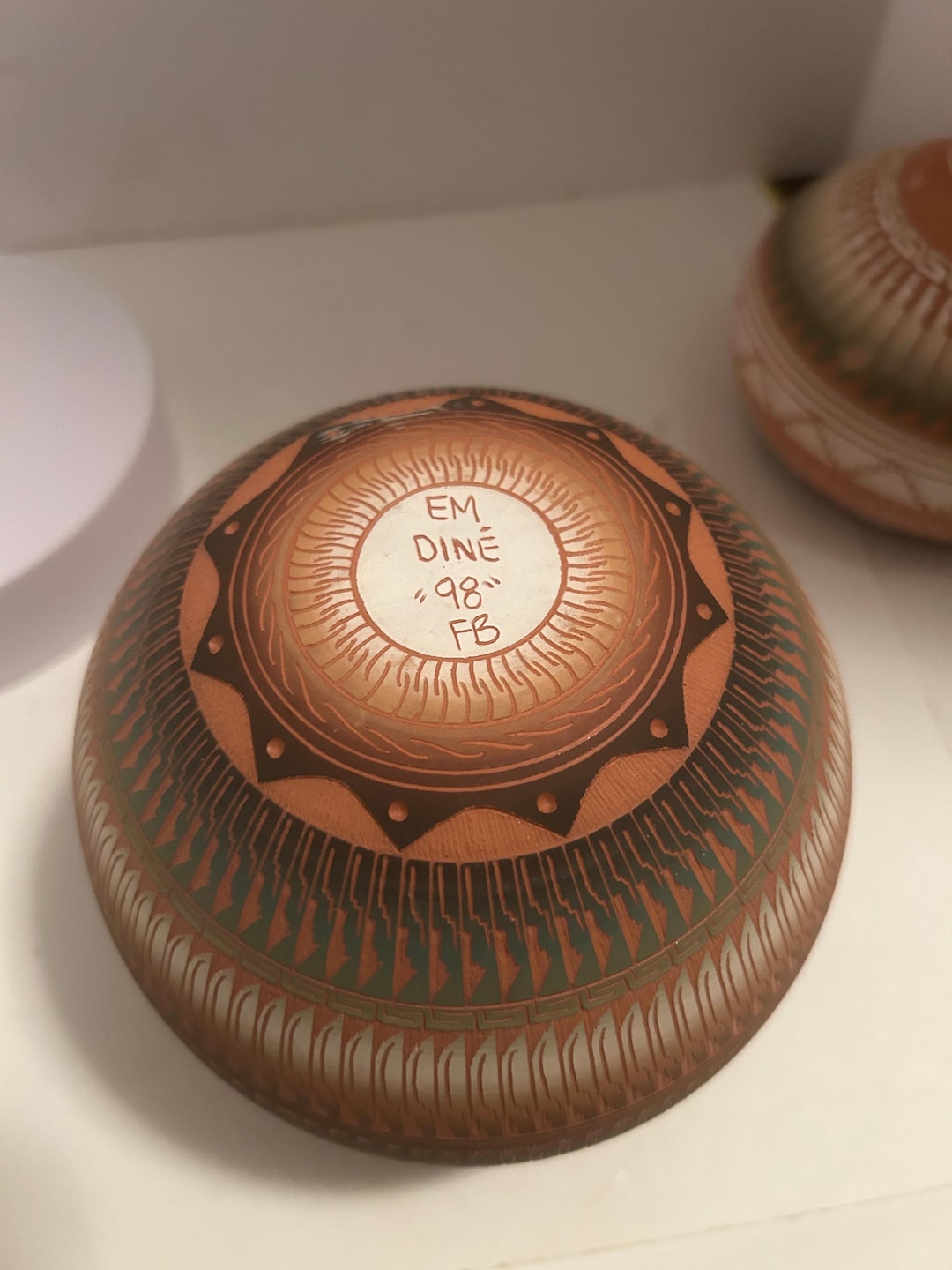 1998 EM Dine Native Pottery - Etsy