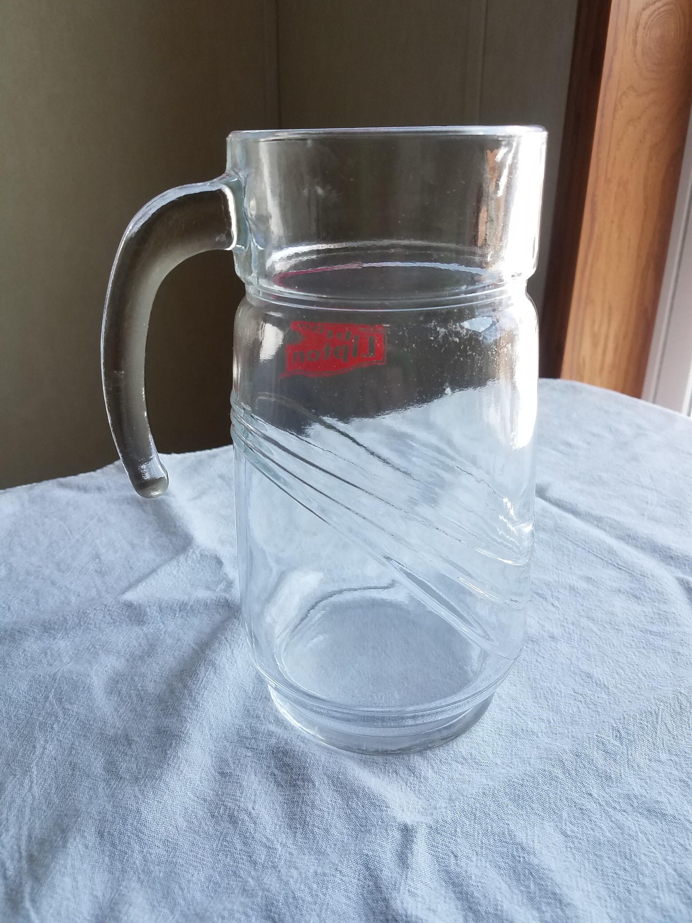 Vintage Lipton Tea Pitcher - Etsy