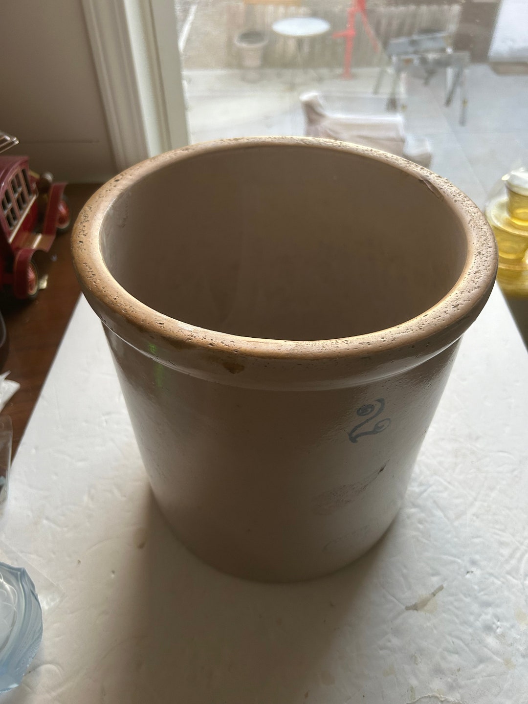 Antique 1917 Red Wing Union 2 Gallon Stoneware Crock, Red Wing Logo - Etsy