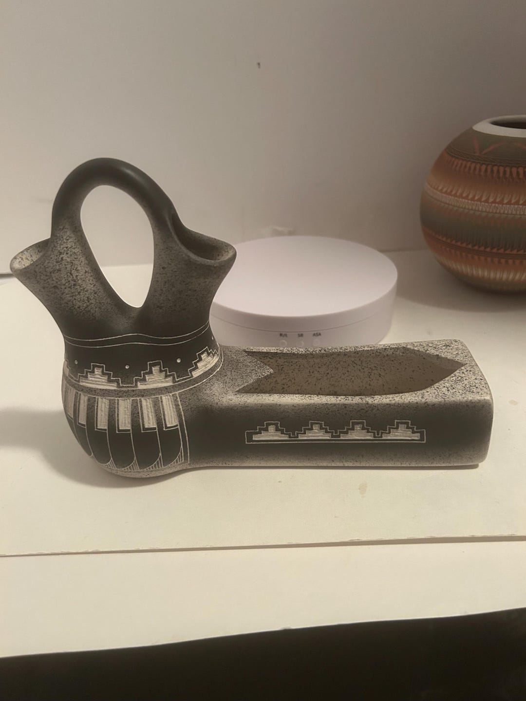 Navajo Pottery Tom Harrison Wedding Vase - Etsy