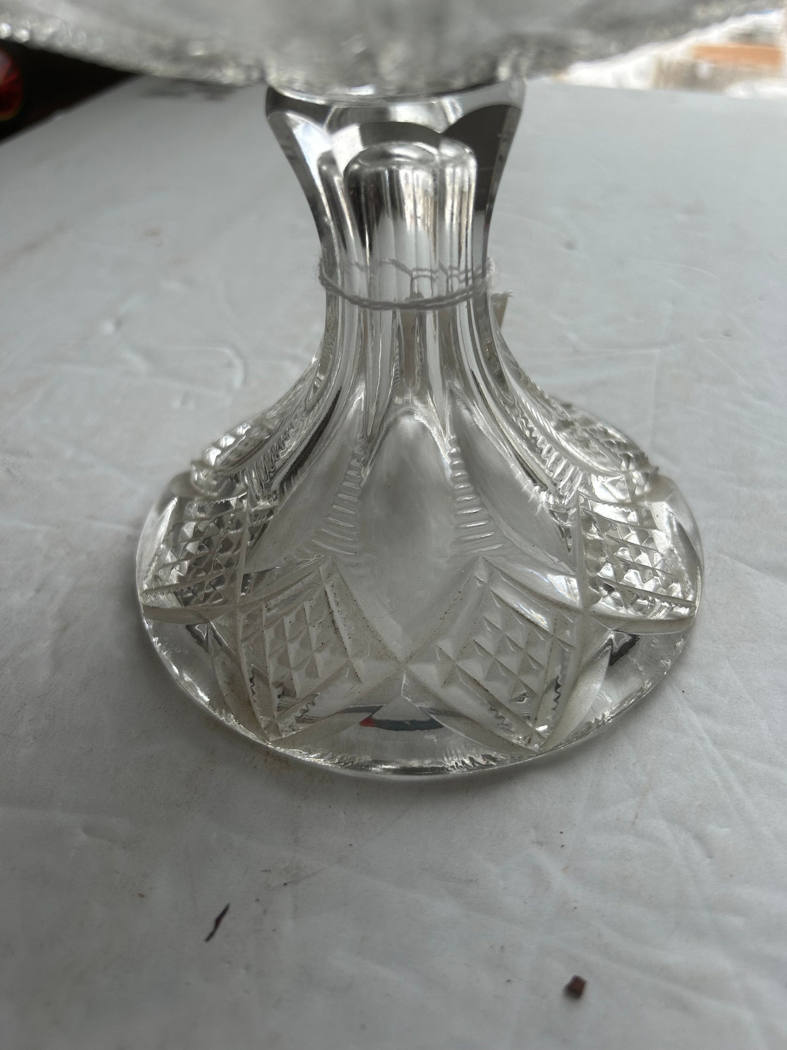 Antique EAPG Pedestal Compote by Duncan and Miller - Etsy