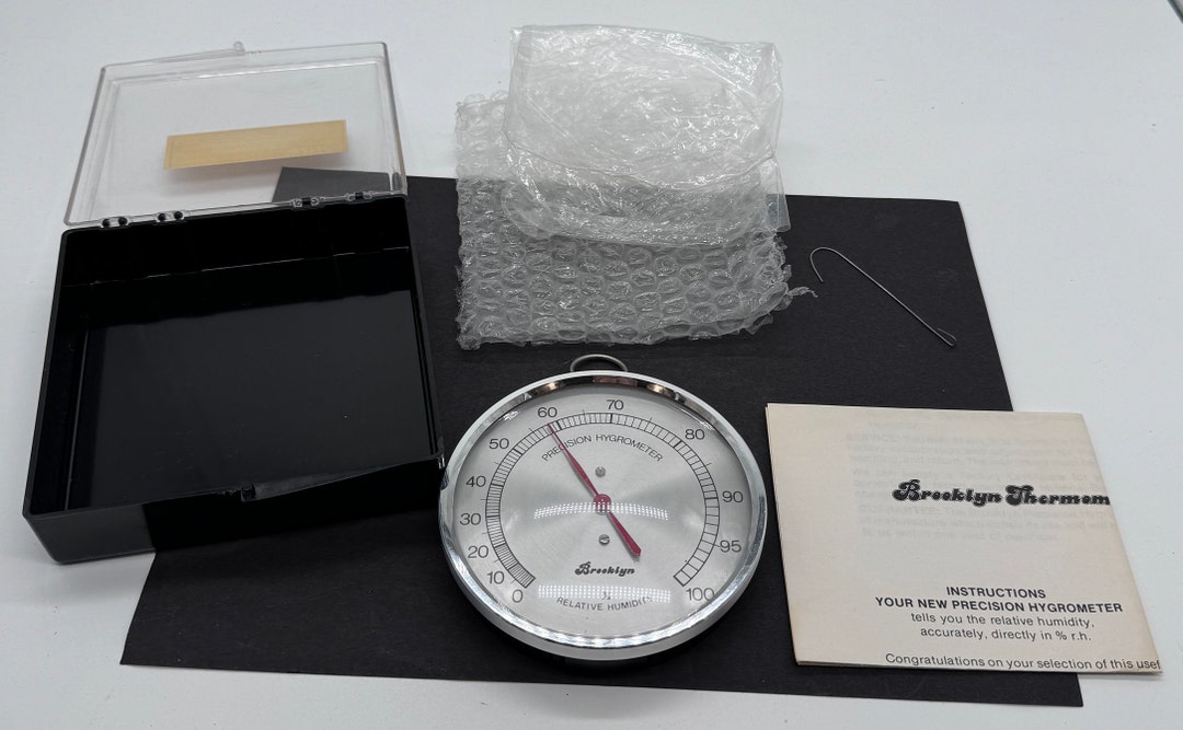 Vintage Brooklyn Precision Hygrometer Case & Paperwork - Etsy