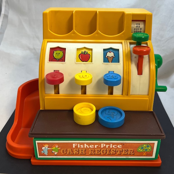 Fisher Price Retro Cash Register Coin - Etsy