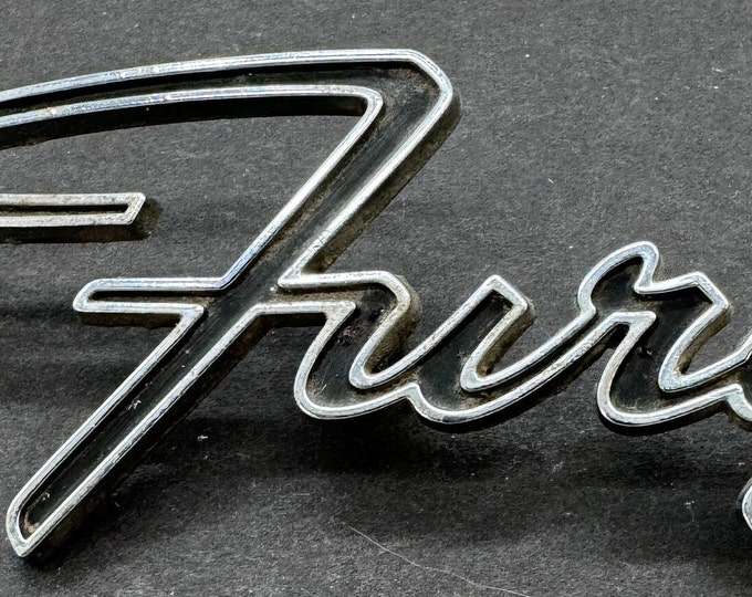 Vintage Plymouth Fury Script Emblem Ornament/badge AALE 2524 233 3 - Etsy