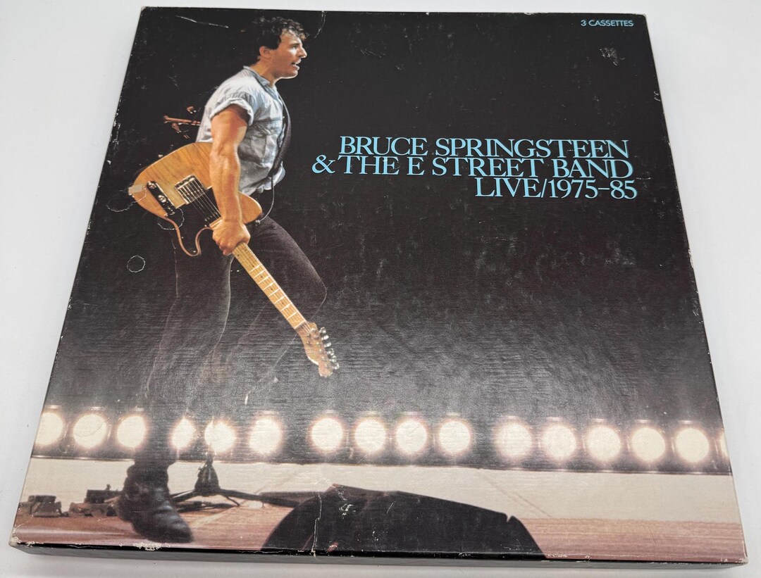 Bruce Springsteen Vintage Cassette Box Set Live 1975-1985 3 Cassette ...