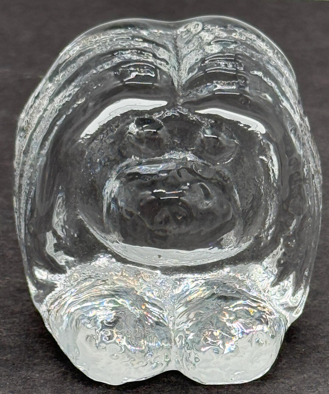 Vintage Bergdala Swedish Glass Tomte Troll Figurine 2" Tall - Etsy