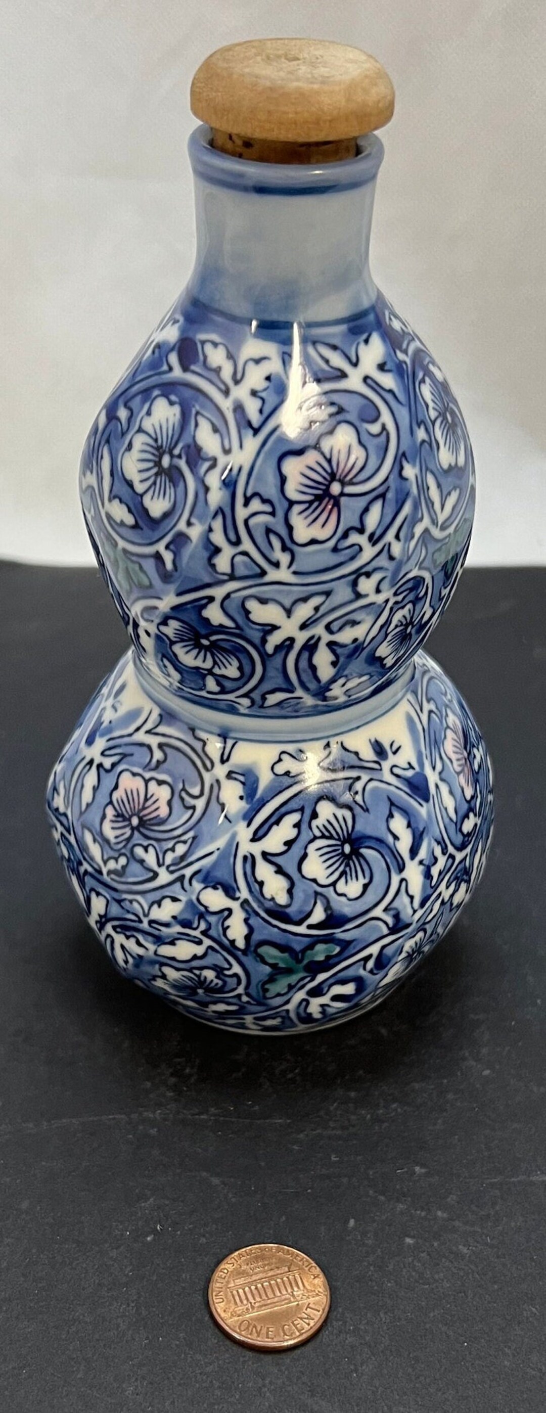 Takahashie SAN FRANCISCO Japanese Porcelain Gourd Vase/saki Jar 6" T - Etsy