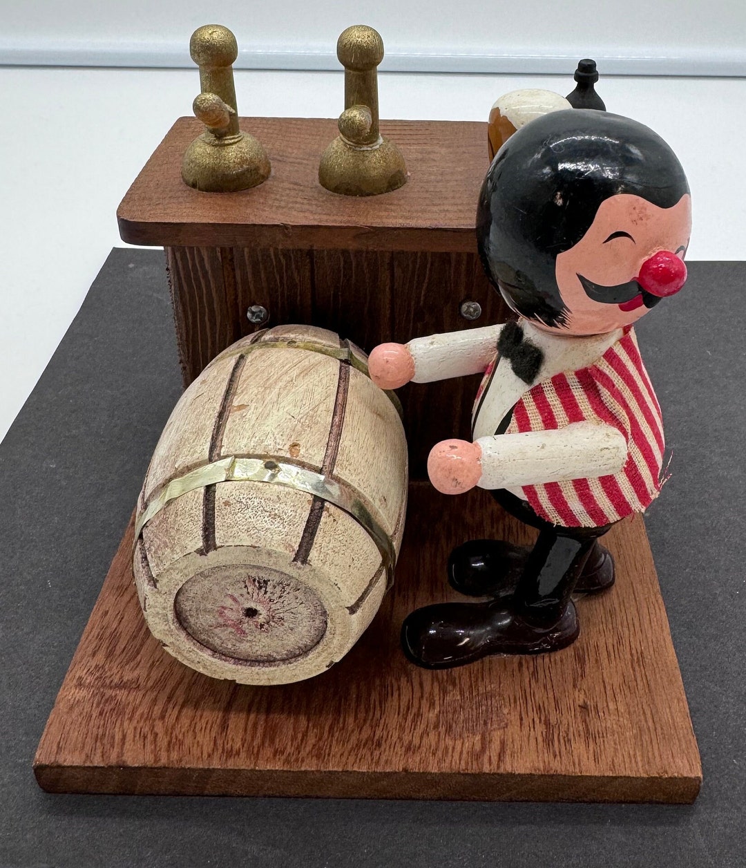 VTG. George Good Musical Wooden Bartender Plays Roll Out the Barrel. - Etsy