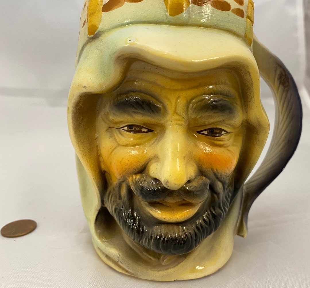 ESD Japan Hand Painted Sheikh Coffee Mug/planter Figurine - Etsy