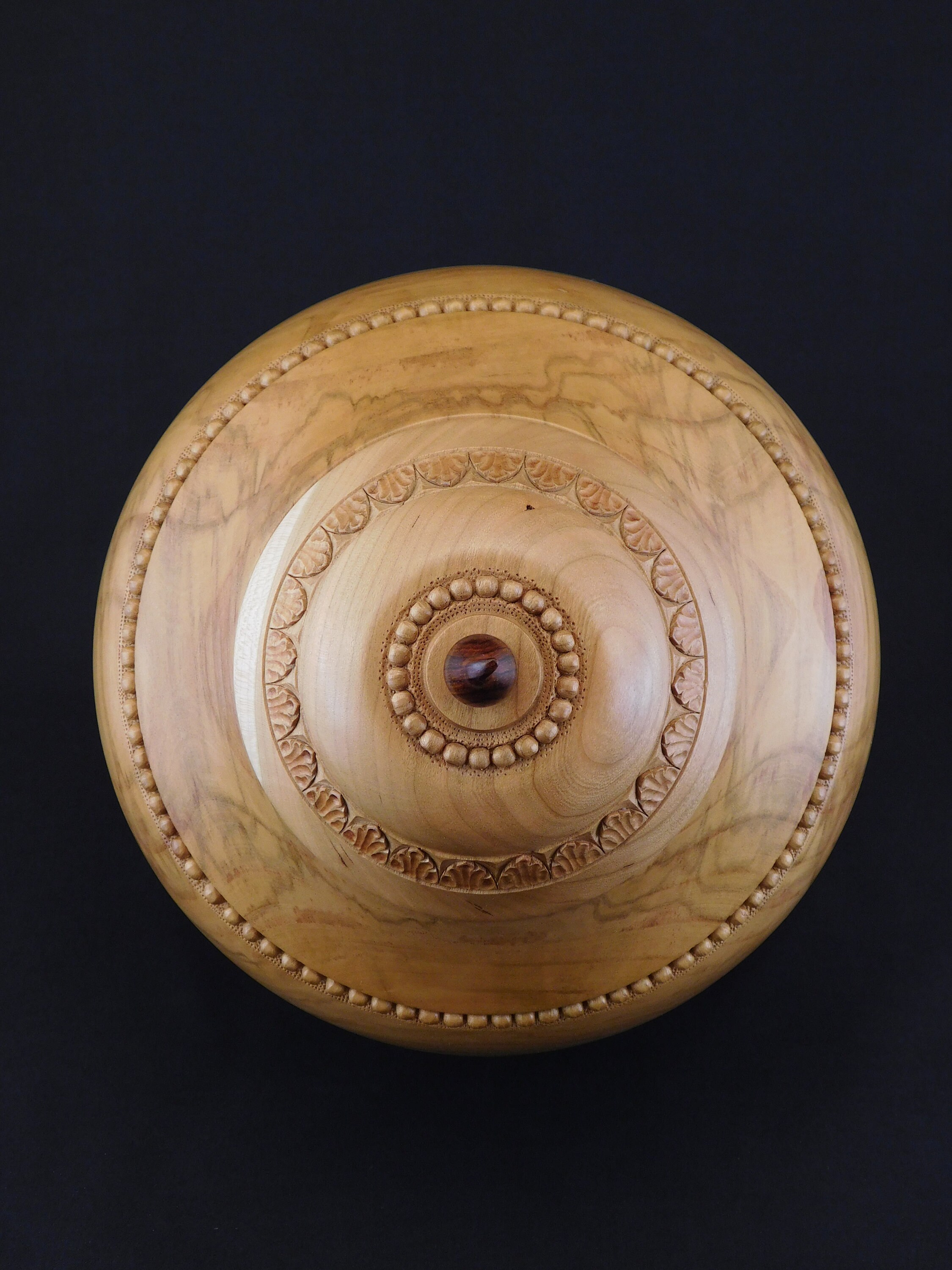 URN U.309 Cremation Urn for Human Ashes Carved Urn Wood Urn Full Size ...