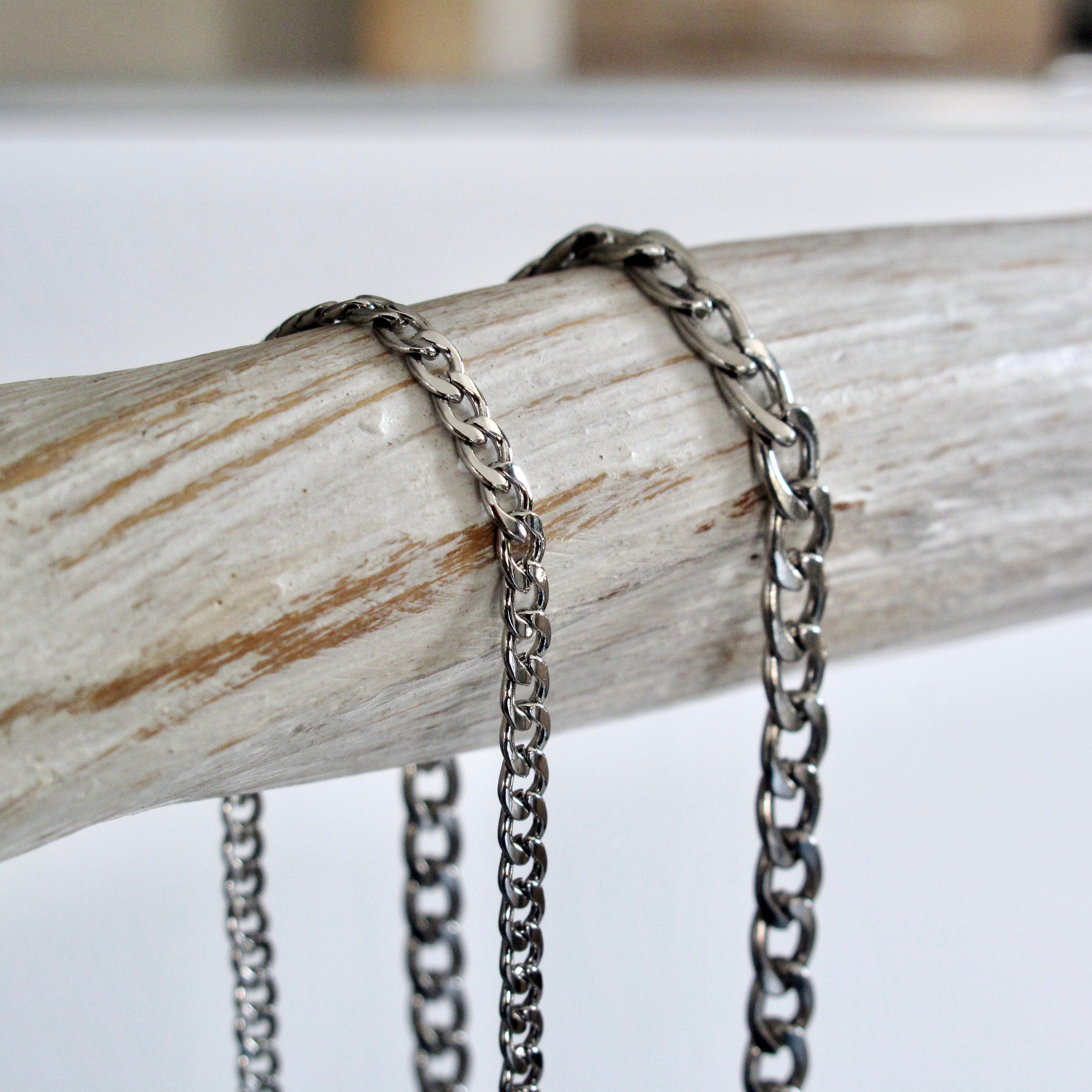Gourmet Chain in Stainless Steel 316L - Etsy UK