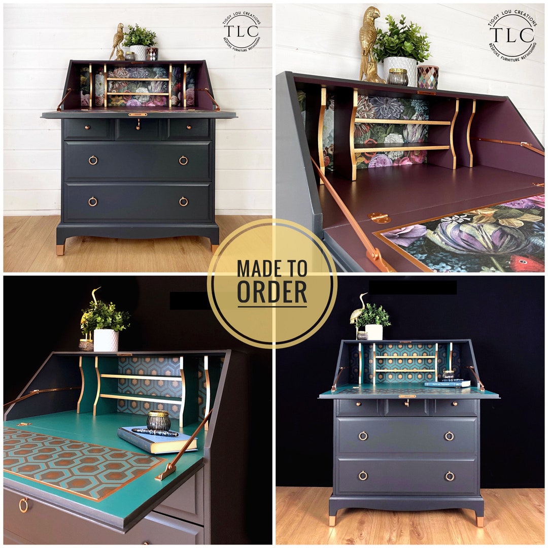 Stag Minstrel Bureau Made to Order - Etsy UK