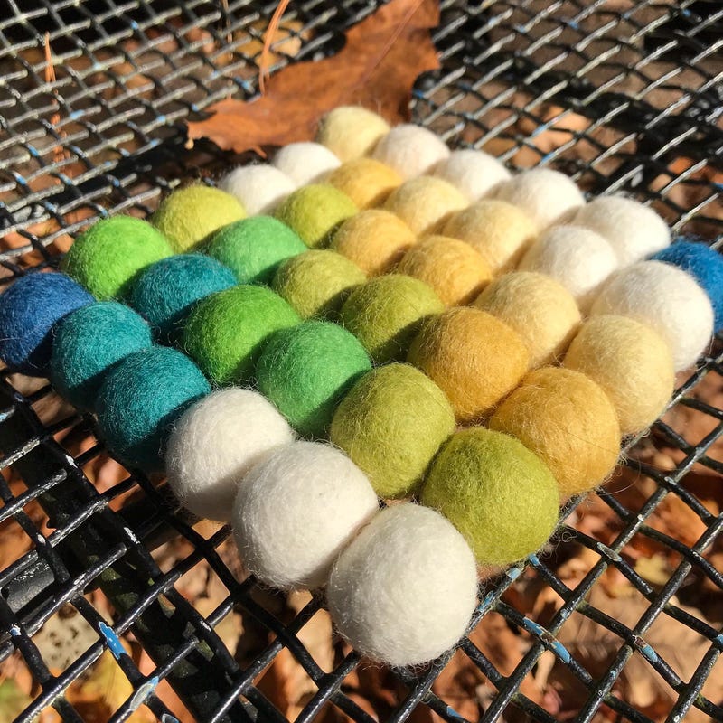Felt Ball Trivet - Etsy