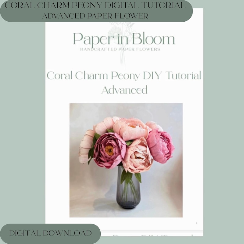 Crepe Paper Petal Template - Etsy UK
