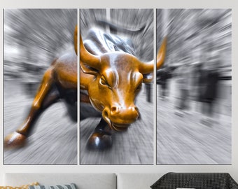Stock Market Bull Statue - Etsy