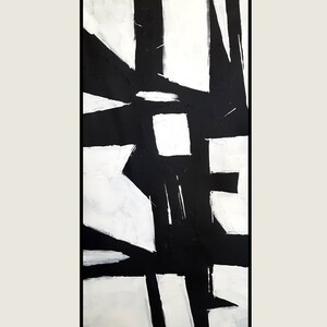 Vertical Abstract Painting on Canvas Handmade Original - Etsy