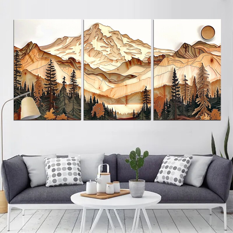 Layered Wood Art - Etsy